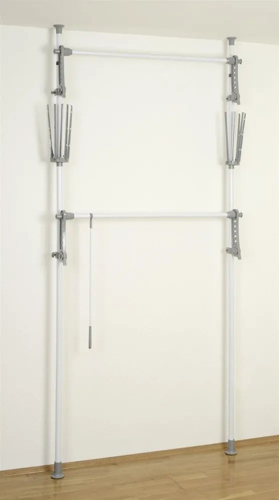 Teleskopický věšák na šaty HERKULEX FLEX, 165-300 x 116-190 x 36 cm, WENKO