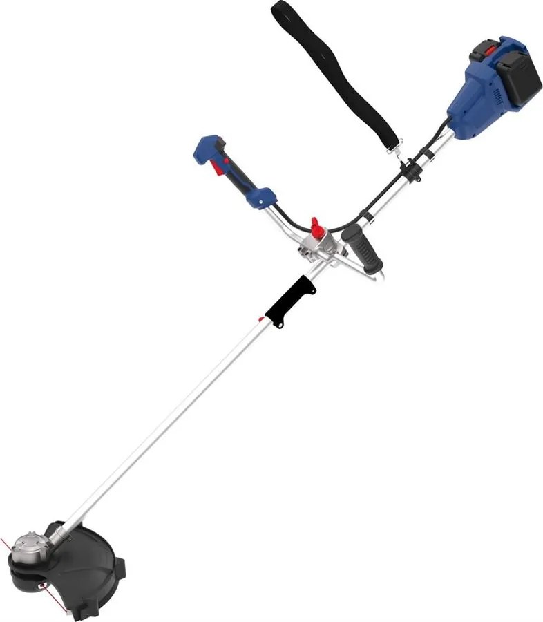 GüDE GMBH Güde FS 36-302-30 2x18V - akumulátorový křovinořez (s 2x3,0 Ah akumulátory a nabíječkou)