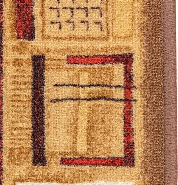 Associated Weavers, Protiskluzový běhoun na míru Jena 44, šíře 100 cm, hnědá, chodba / předsíň