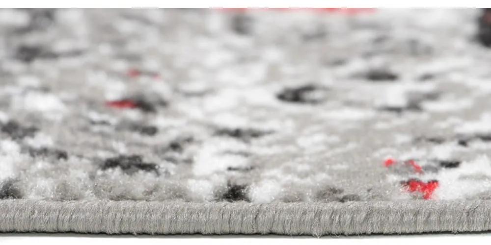 Kusový koberec PP Jonor šedočervený 220x300cm