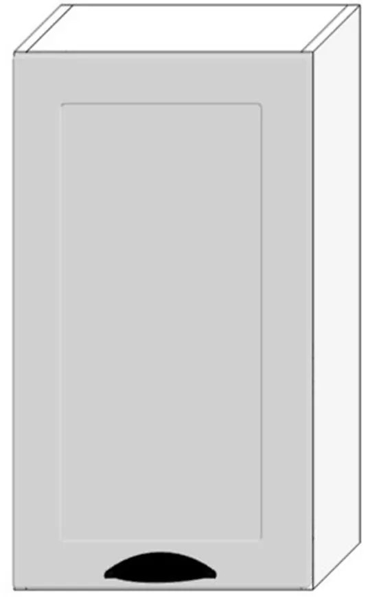 Kuchyňská Skříňka Adele W40 Pl šedá mat/bílá