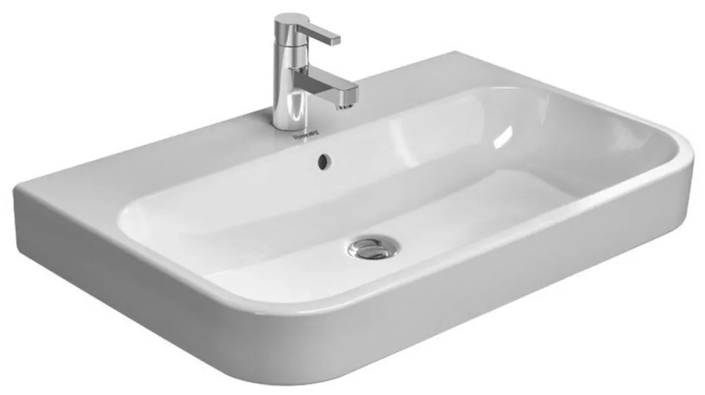 Umyvadlo Duravit Happy D.2 80x50,5 cm otvor pro baterii uprostřed 2318800000