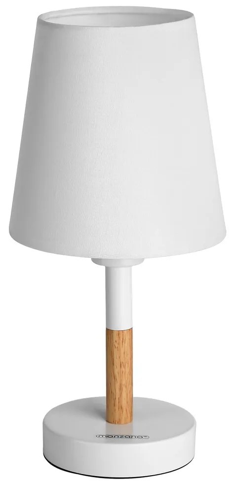 Monzana Lampa na noční stolek, bílá, 2ks