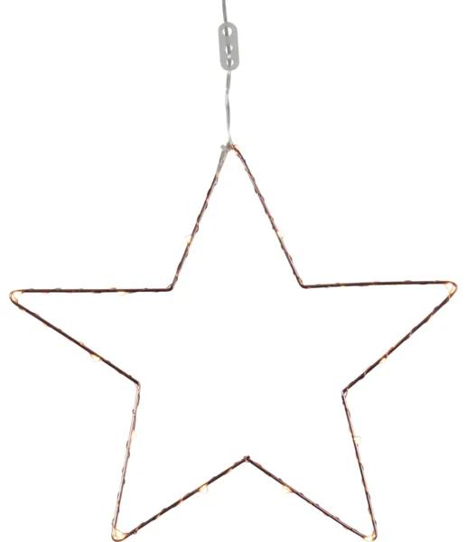 Dekorativní hvězda na zavěšení STAR TRADING STAR - měděná