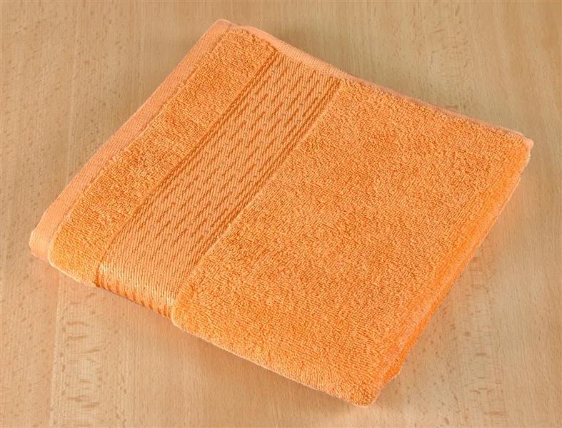 Vesna | Osuška 70x140 cm Kamilka proužek oranžová