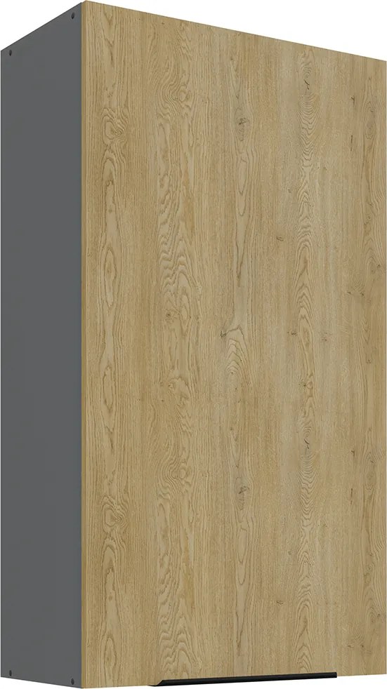 CREMONA ac | horní skříňka 60 G-108 1F policová | 60 cm | EXTRA VYSOKÁ | antracit/cremona