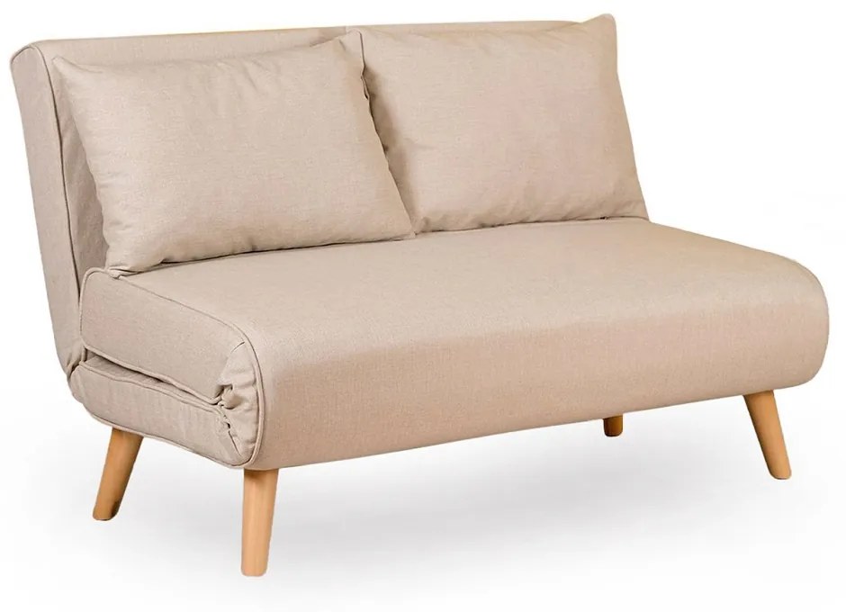 Designová rozkládací pohovka Felicitas 120 cm krémová