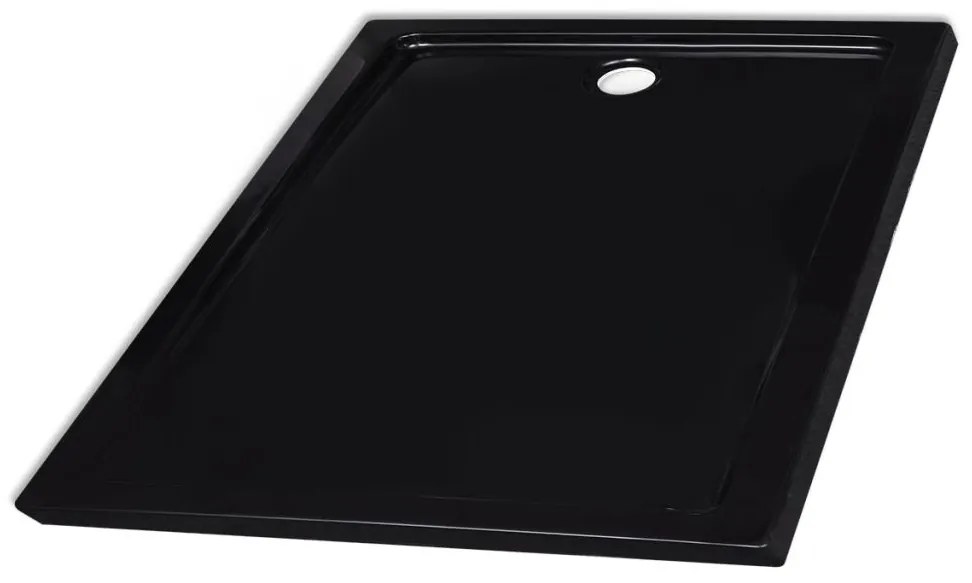 Čtvercová ABS sprchová vanička - černá | 90x90 cm