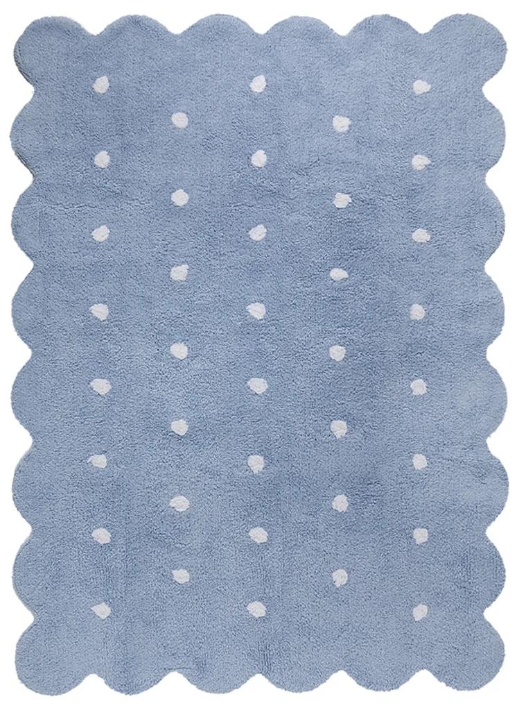 Lorena Canals koberce Pro zvířata: Pratelný koberec Biscuit Blue - 120x160 cm