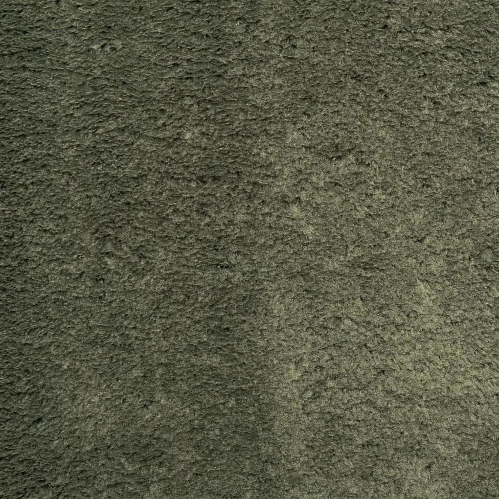 Koberec HUARTE krátký vlas měkký pratelný lesní zeleň 240x240cm - Default Title