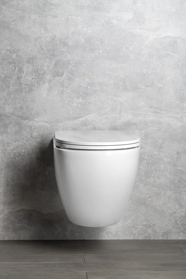 Isvea Isvea, INFINITY závěsná WC mísa, Rimless, 36,5x53cm, bílá, 10NF02004