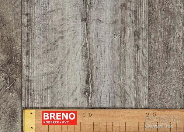 Breno PVC PURETEX Lime Oak 796M – tmavší dřevo, šíře 400 cm