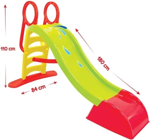 Skluzavka MOCHTOYS 180cm s přípojkou na vodu