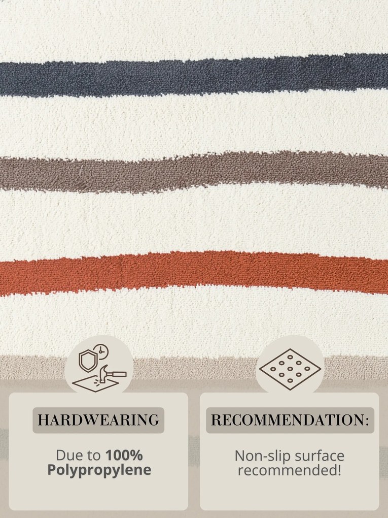 Hanse Home, Dětský koberec Adventures 106410 Cream Multicolor, 200x290, vícebarevná, dětský pokoj
