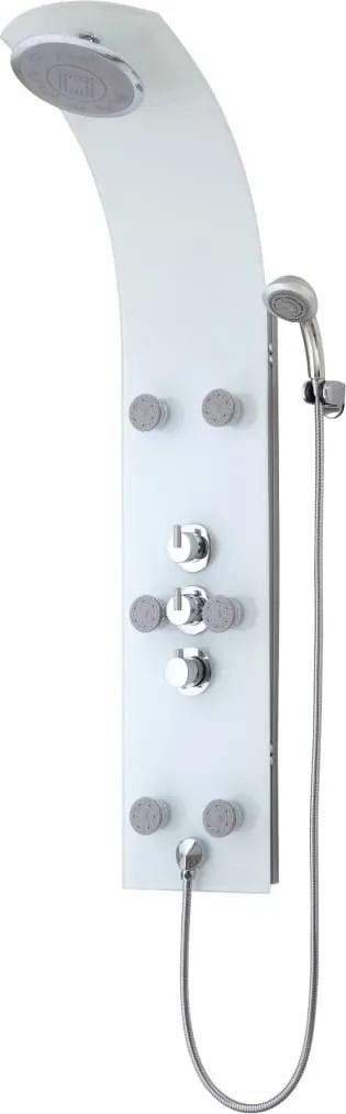 SCHÜTTE Skleněný sprchový panel a termostatická baterie LANZAROTE [435035] Barva: Černá