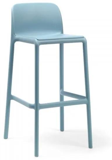Nardi Plastová barová židle FARO s nižším sedem Odstín: Agave - Zelená