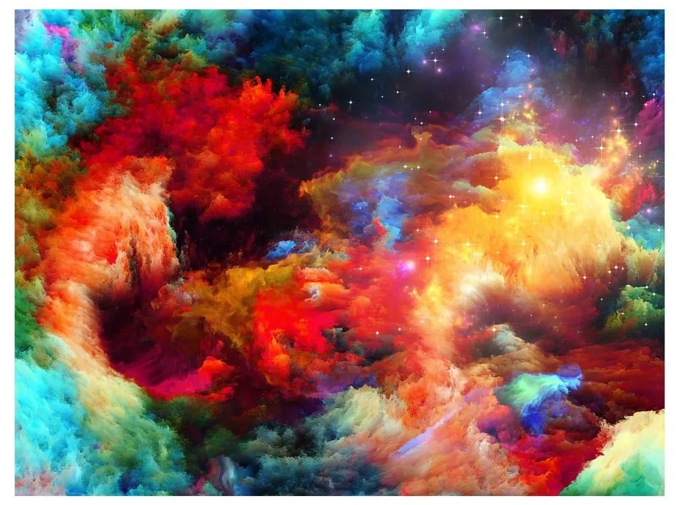 Obraz Homemania Colorful Galaxy, 70 x 100 cm