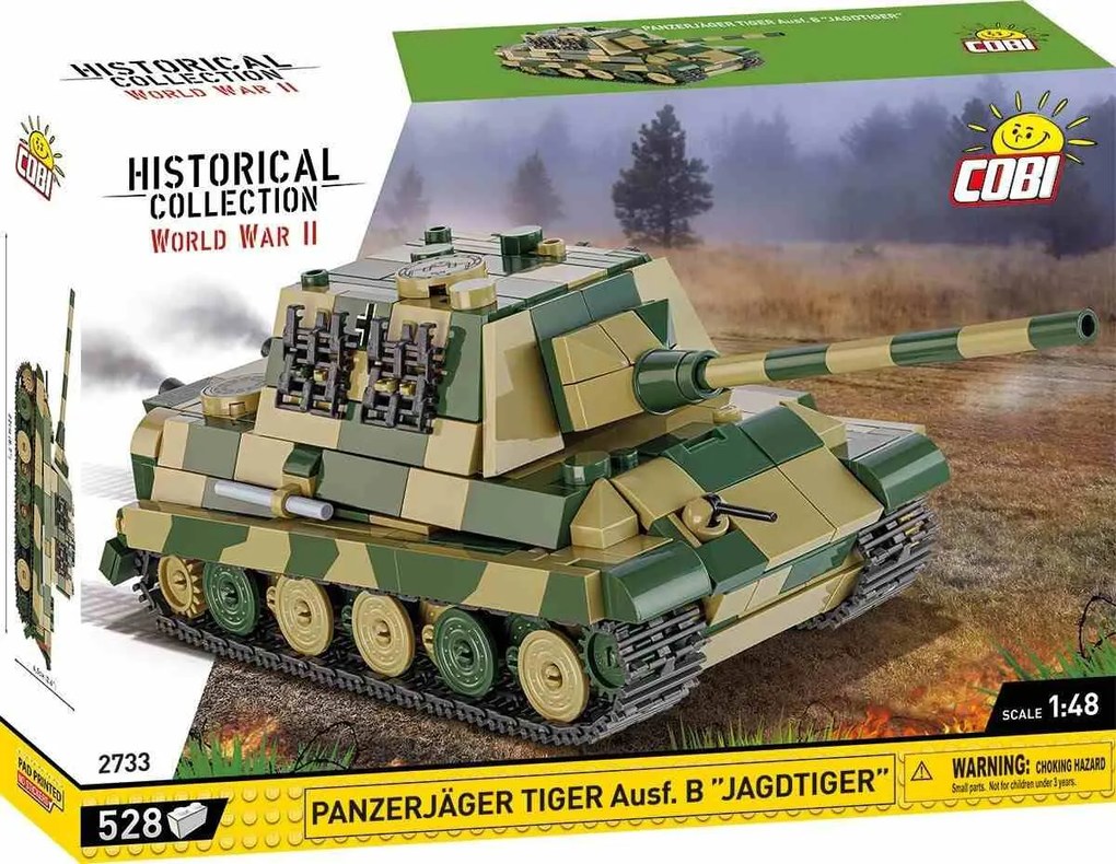 Cobi 2733 německý těžký stíhač tanků panzerjäger tiger ausf.b jagdtiger, 1:48