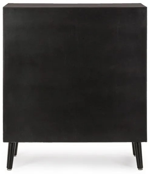 BIZZOTTO Příborník JOSINE černý 92x80 cm 0748609