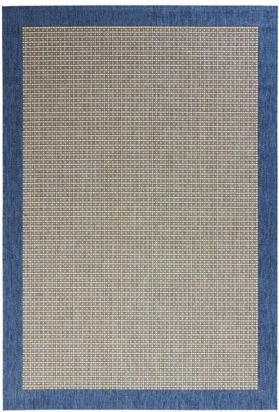 Moderní kusový koberec bouclé Natural 102718 modrý Typ: 200x290 cm