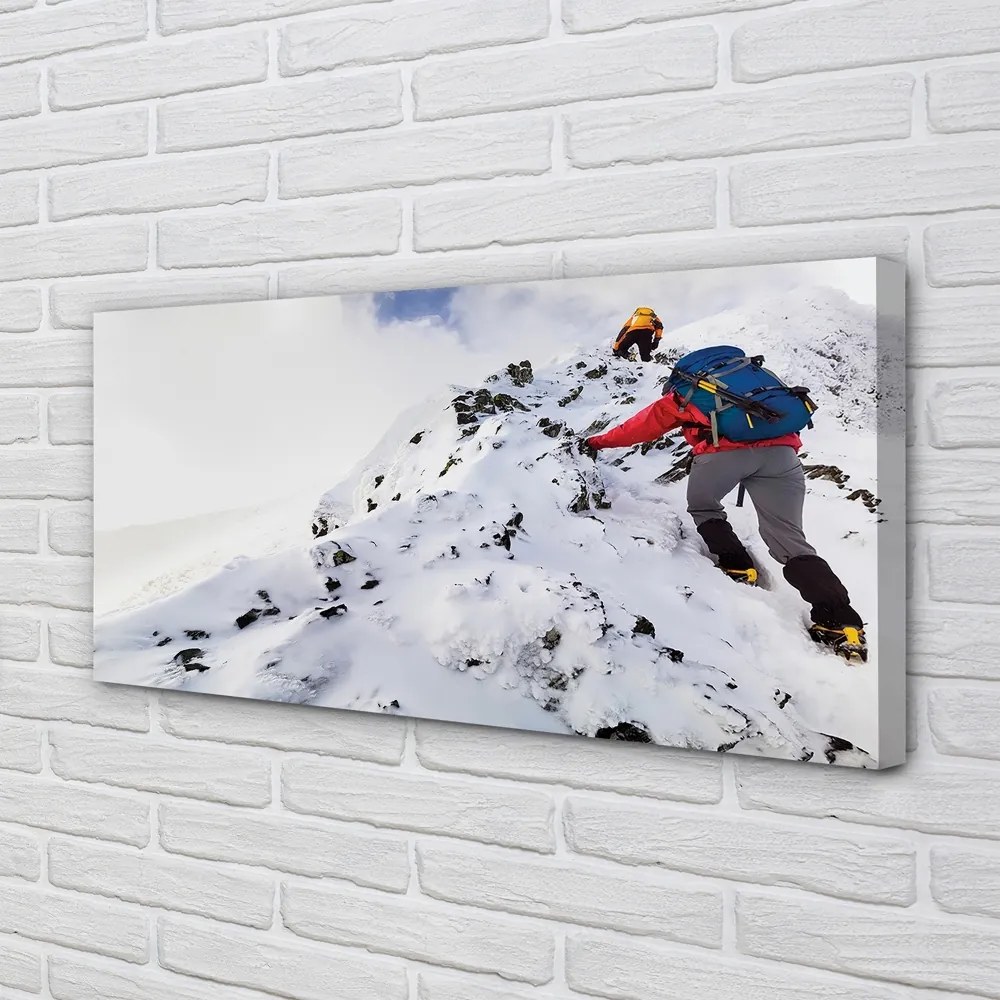 Obrazy na plátně horolezectví 120x60 cm