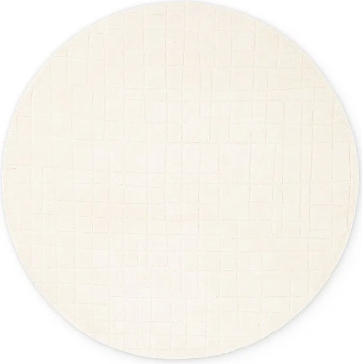 Krémový vlněný kulatý koberec ø 200 cm Kenso – Villeroy&Boch