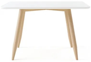 BILLIANI Dřevěný stůl SPY 653 Barva Bílá GALERIE - Moření Billiani Lak barevný Rozměr desky stolu 140x140 cm