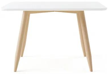 BILLIANI Dřevěný stůl SPY 653 Barva Bílá GALERIE - Moření Billiani Moření barevné Rozměr desky stolu 140x140 cm
