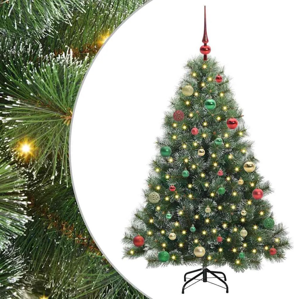 Umělý vánoční stromeček s stojanem Zelená 150 cm PE a PVC 3397843
