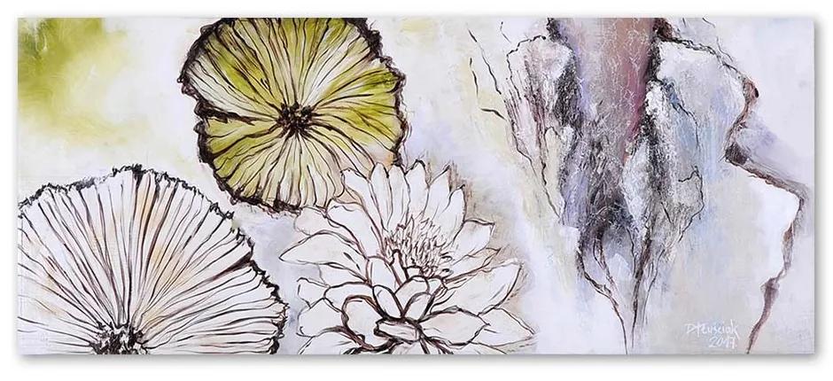 Gario Obraz na plátně Panorama květin Rozměry: 90 x 30 cm