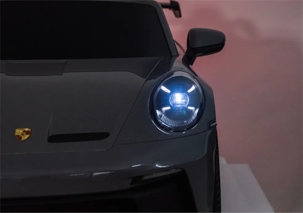 LEAN CARS Autíčko na baterii DK-P911 Porsche GT3 24 V, šedé