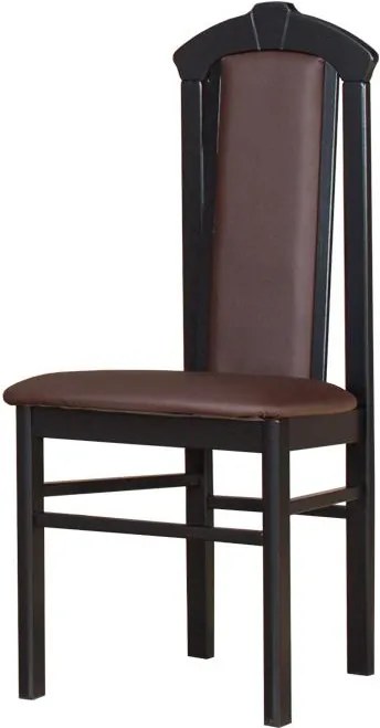 Židle K70 (černá / ekologická kůže ořech)