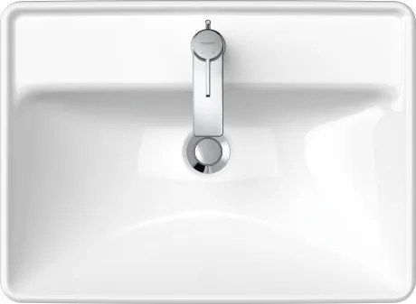 Duravit D-Neo - Vestavné umyvadlo 600 x 435 mm, s přepadem, bílá 0357600027