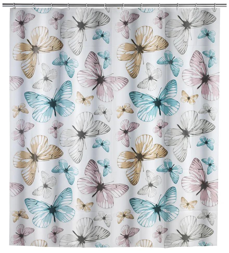 Sprchový závěs Butterfly, PEVA, 180x200 cm, WENKO