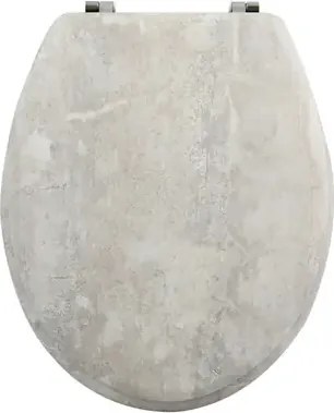 MSV STONEHENGE WC prkénko šedé / MDF