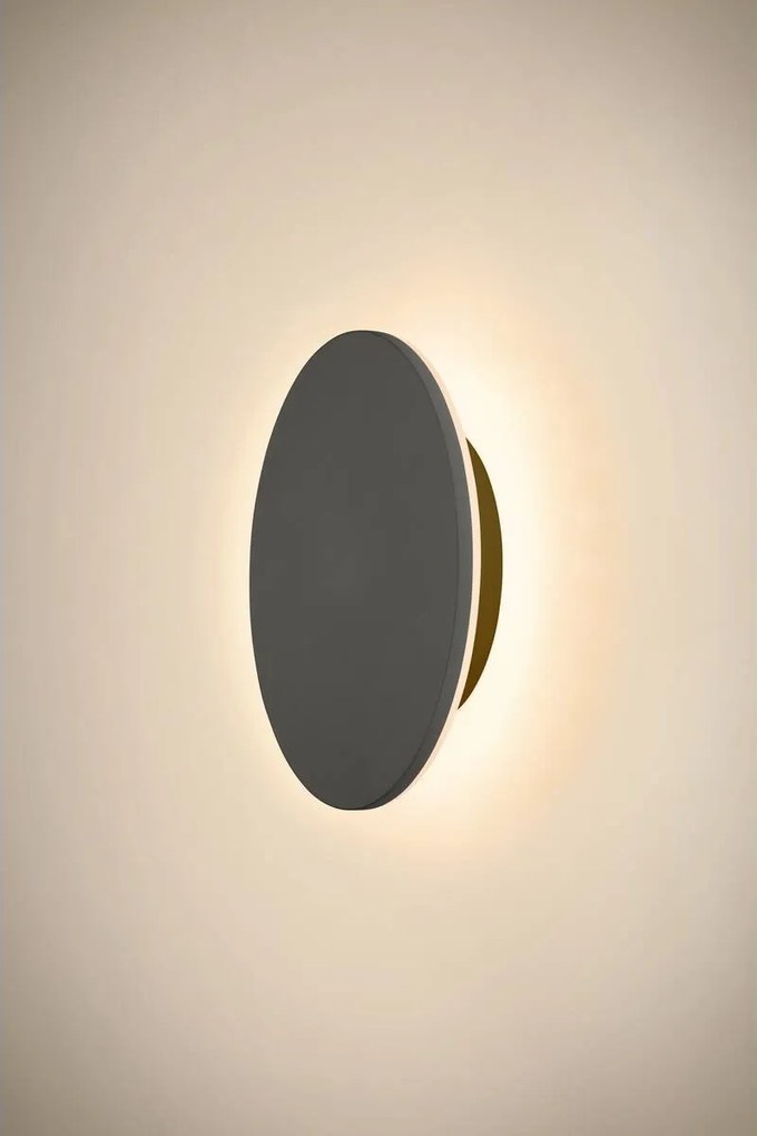 LA 1007913 D-RING M nástěnné svítidlo, fáze, 2700/3000K, fáze, IP65, černá - BIG WHITE (SLV)
