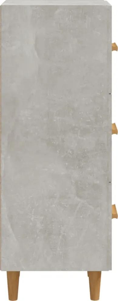 vidaXL Příborník 34,5 x 34 x 90 cm kompozitní dřevo [812343] Barva: bílá s vysokým leskem