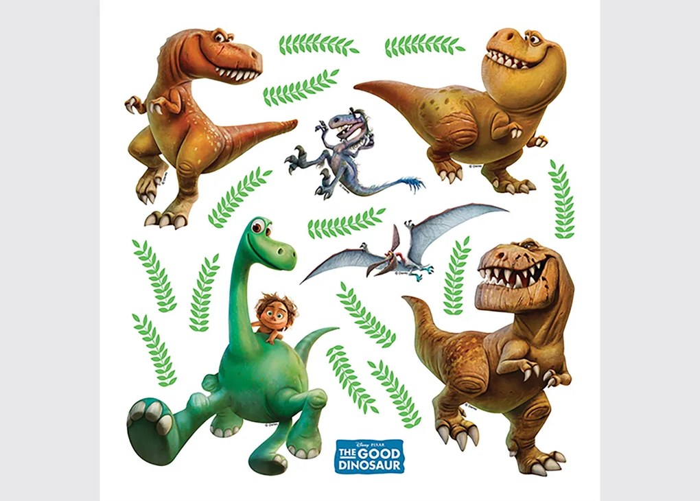 Dětská samolepka na zeď Hodný Dinosaurus, Disney | 30 x 30 cm | DDKS 1094