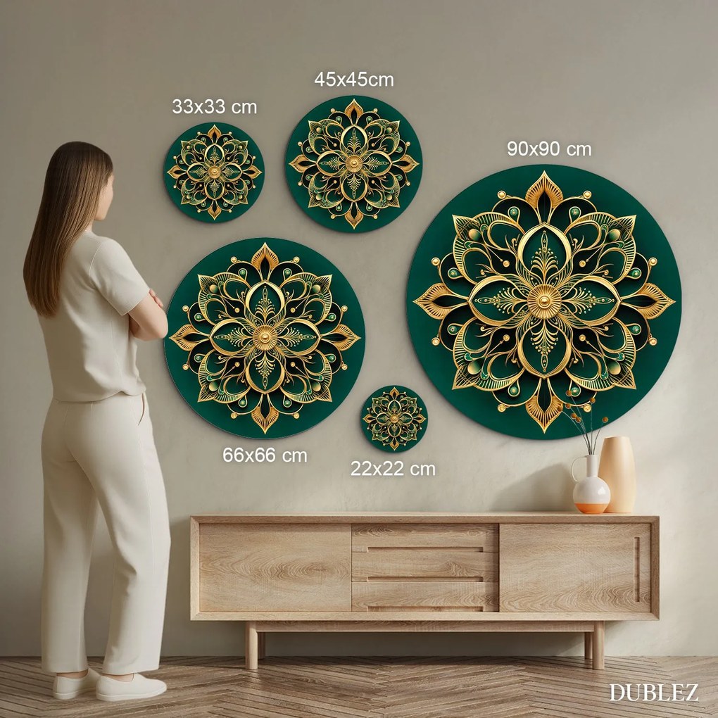 DUBLEZ | Luxusní obraz mandaly - Olivia | UV tisk, Premium