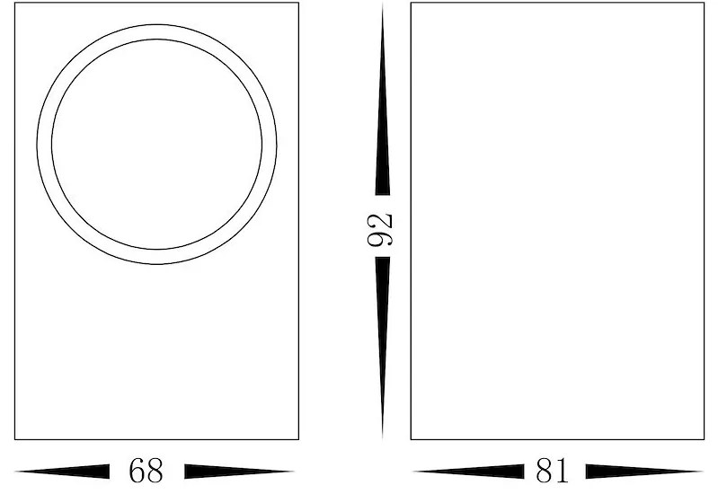 Exteriérové nástěnné svítidlo Boka, 1x černé hliníkové stínítko, (9,2 cm)