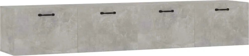 Nástěnné skříňky 2 ks betonově šedé 100x36,5x35 cm kompozit 3115671