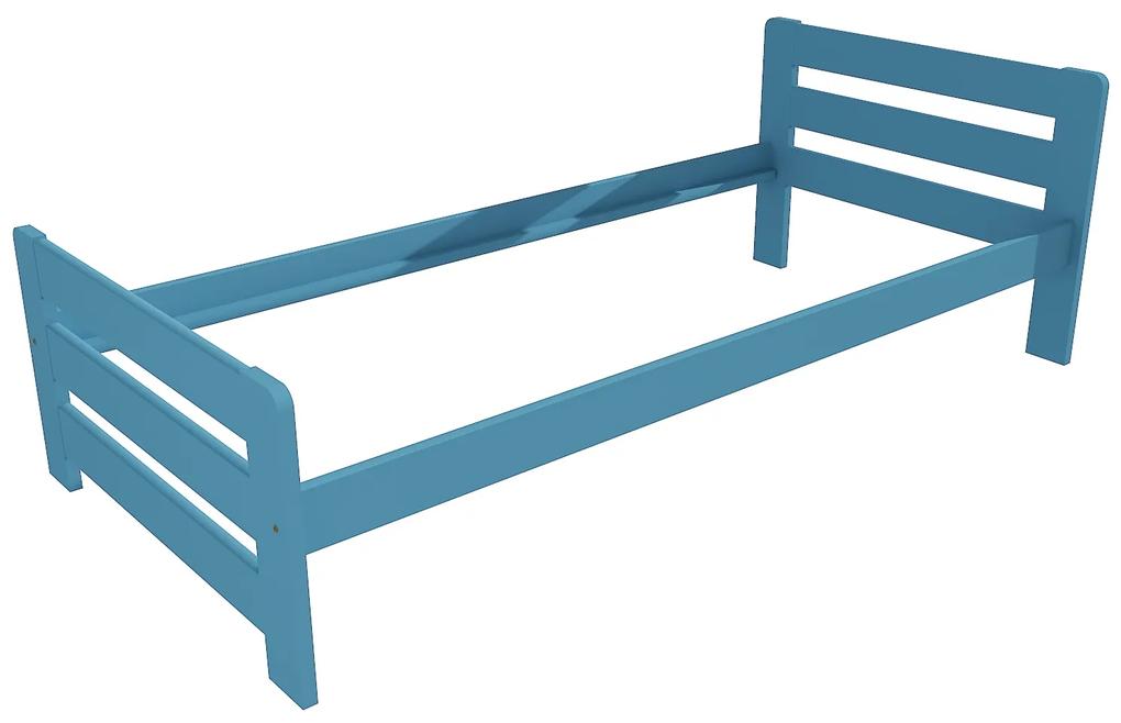 Vomaks Jednolůžková postel VMK002D Rozměr: 90 x 200 cm, Barva: surové dřevo
