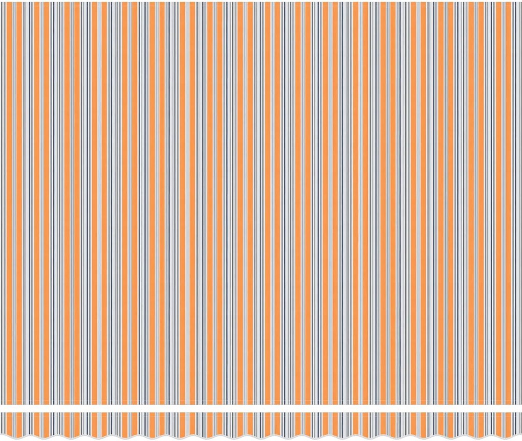 Rám markýzy Modrá a Oranžová 400 × 300 cm 3330574