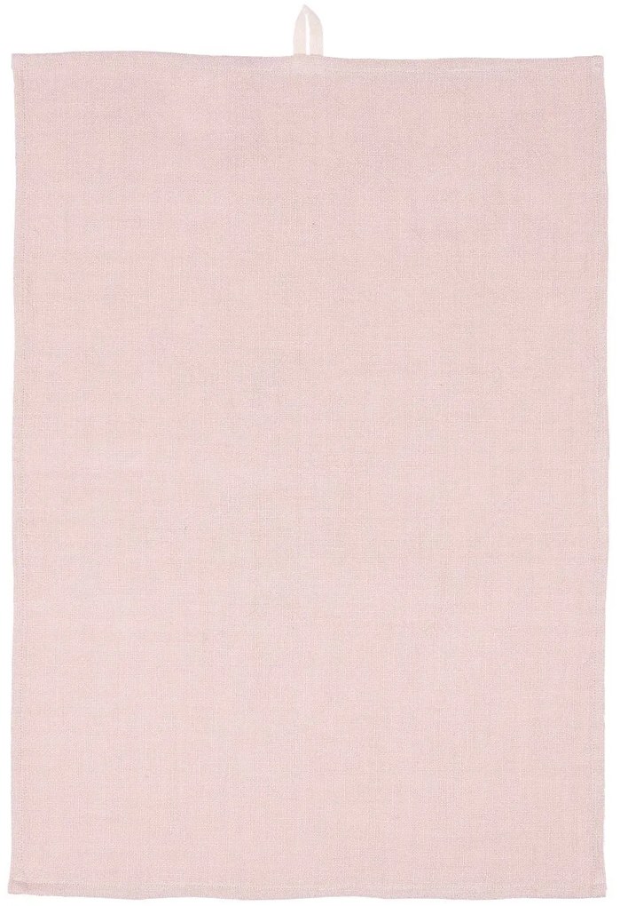 IB LAURSEN Bavlněná utěrka Rose Loosely Woven 50×70 cm, béžová barva, textil