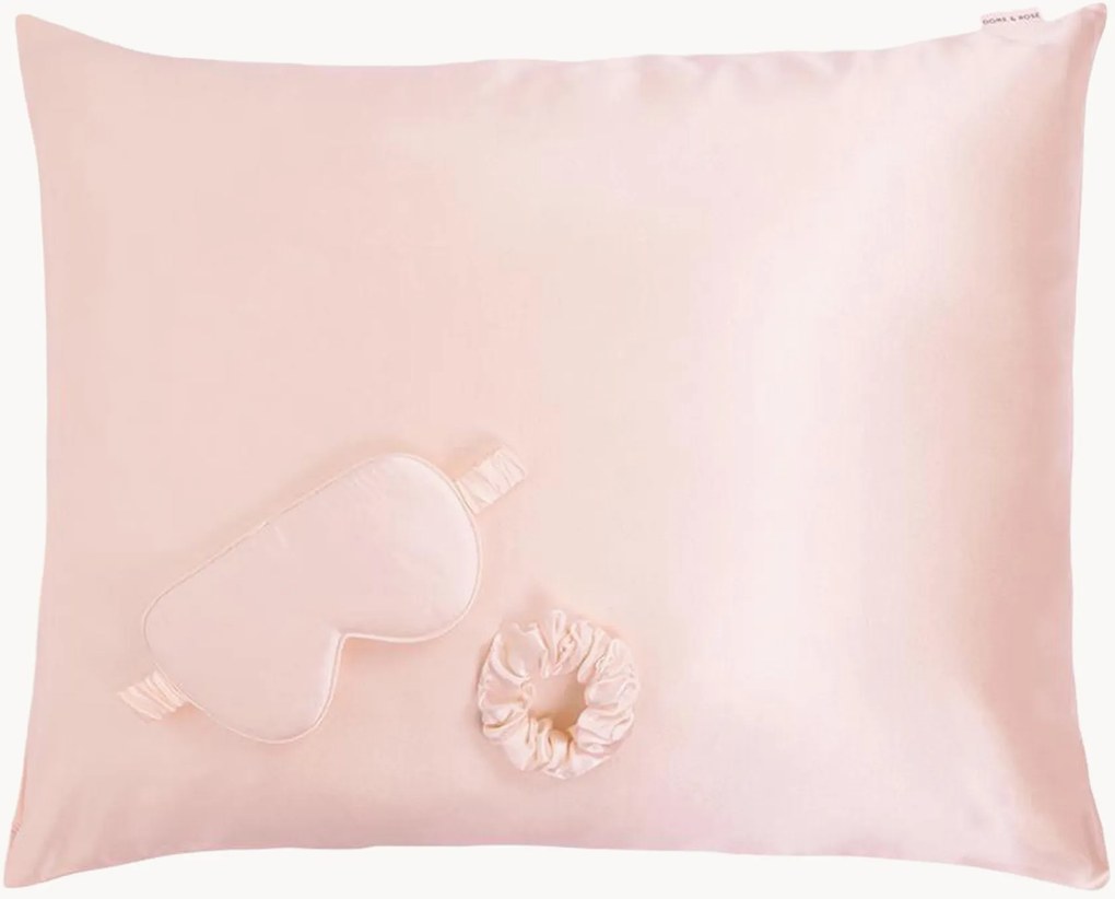 Sada na spaní z hedvábí Rose L, 3 díly
