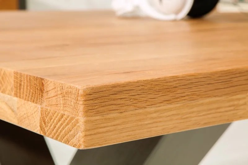 Designový jídelní stůl Thunder 240 cm divý dub