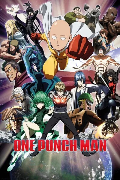 Plakát, Obraz - One Punch Man - Collage, (61 x 91.5 cm)