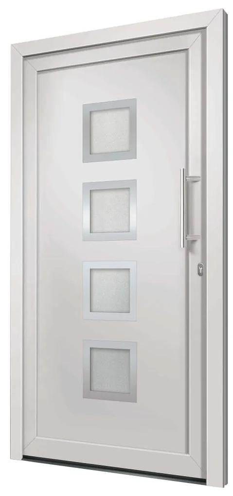 Vchodové dveře bílé 108 x 208 cm,  279186