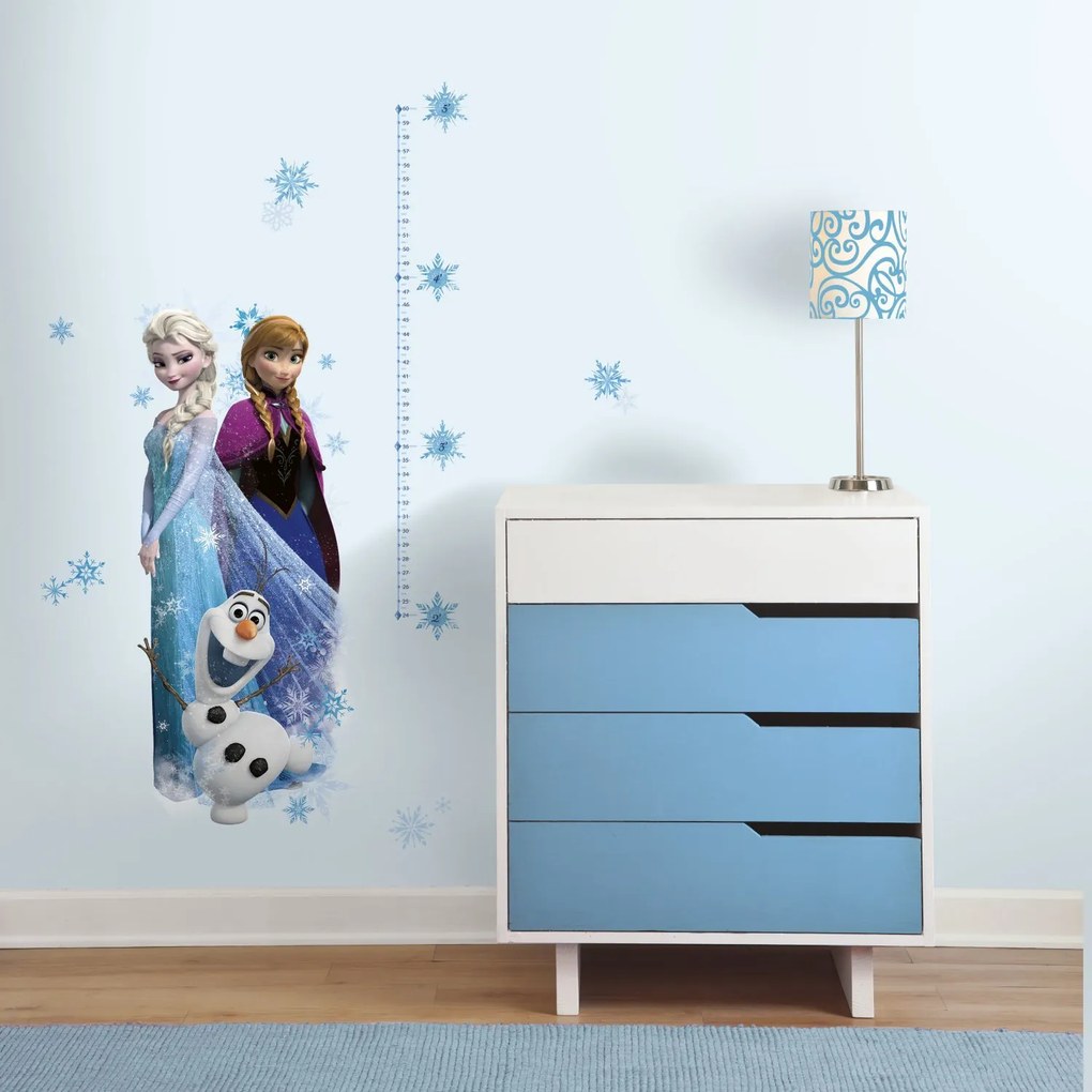 Samolepící metr Ledové království. Frozen Anna, Elsa a Olaf