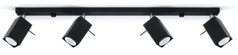 Sollux Lighting Stropní svítidlo MERIDA 4L Černá